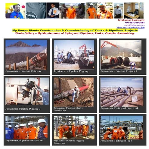 27 Yrs.Exp EPC- Piping & Pipelines Projects.Pdf