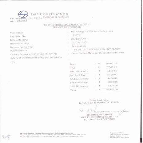 BSNL Landline Disconnection Letter | PDF