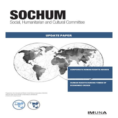 NHSMUN 2016 SOCHUM Update Paper | PDF