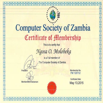 Certificate_CSZ | PDF