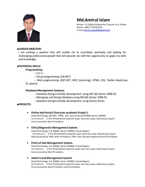 CV-Semah.MHAMDI | PDF