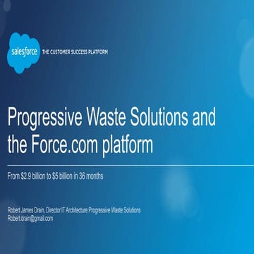 SFDC SA Drain | PPTX