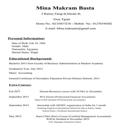 Mina Makram | PDF