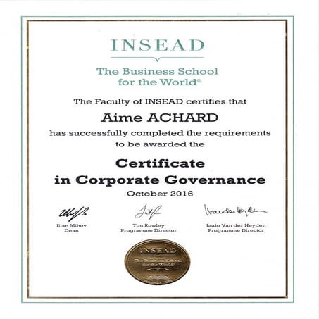 IDP-C certificate | PDF