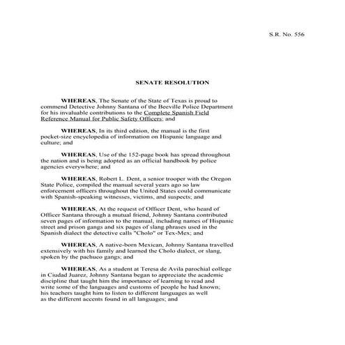SENATE RESOLUTION | DOC