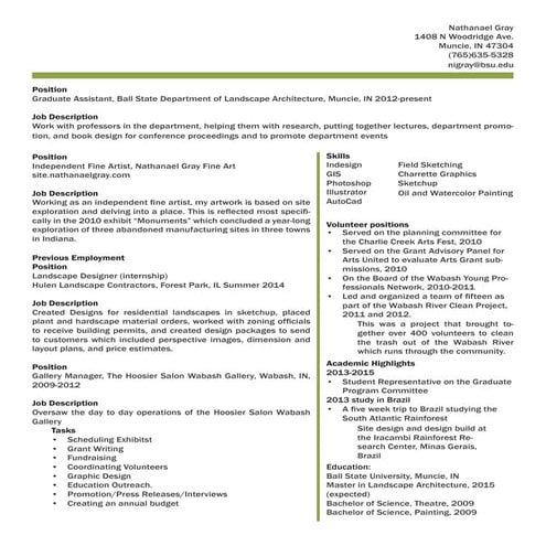 Maria Wainscott - Resume | PDF