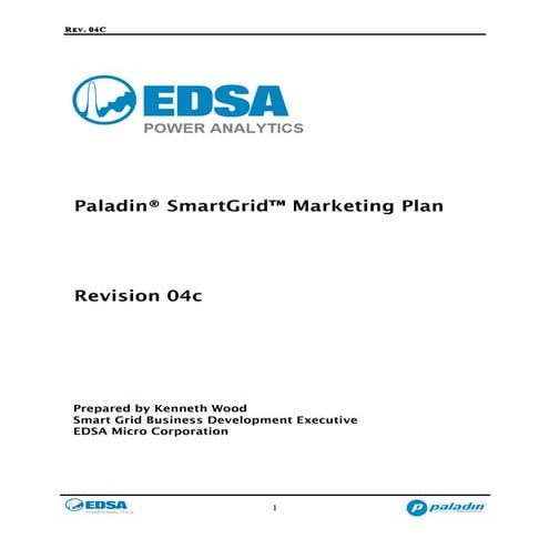 Paladin SmartGrid Marketing Plan Rev 04c | PDF
