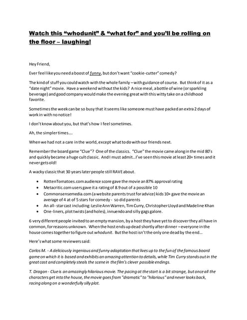 Celebrity Features by Emily Ashman | PDF