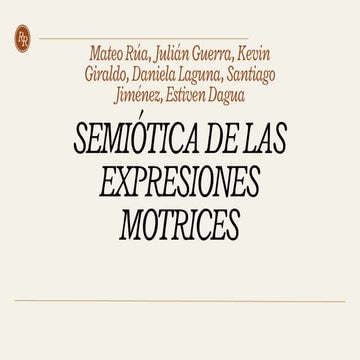 Expresiones motrices luis bonelo | PPTX
