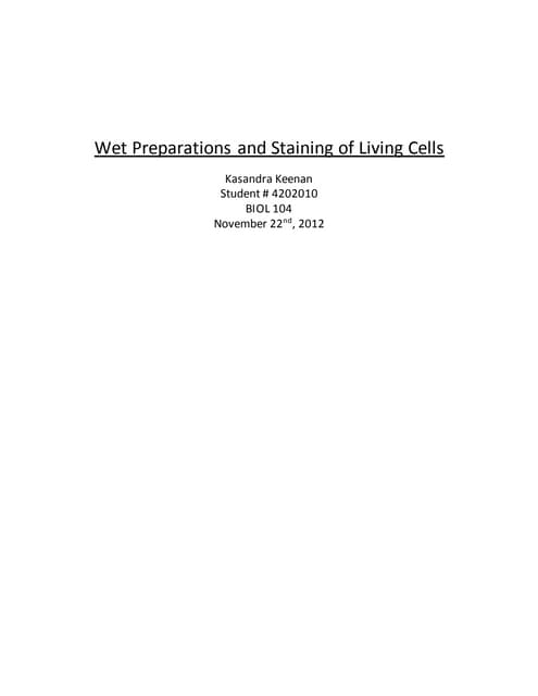 Onion and cheek cell lab | DOC | Biological Sciences | Science