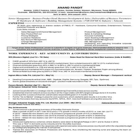 ANAND PANDIT - resume | PDF