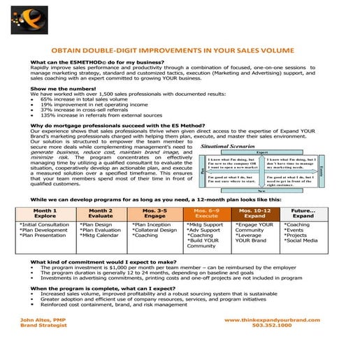 E5 Method Program Flyer | DOCX