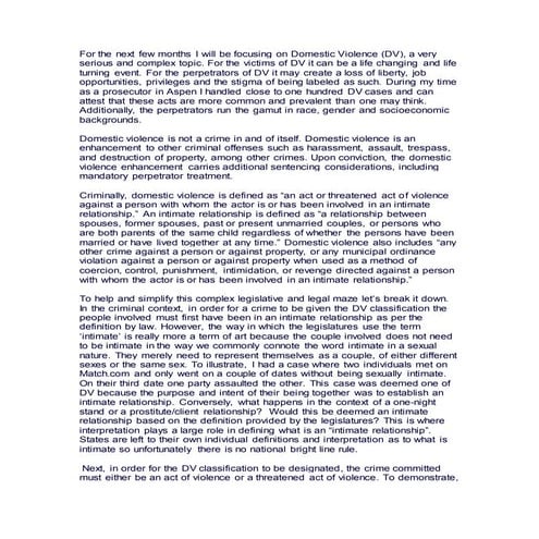 Investigation & Prosecution of Domestic Violence | PPT