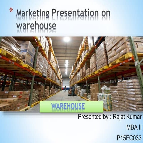 warehouse marketing presentation | PPTX