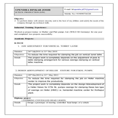 upendra_joshi_resume | DOCX