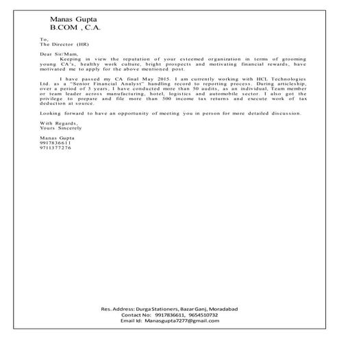 Manas Gupta resume | DOCX