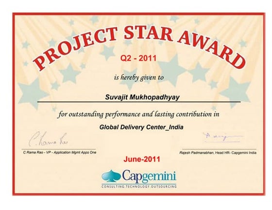2013 Project star Award 038287[1] | PPT