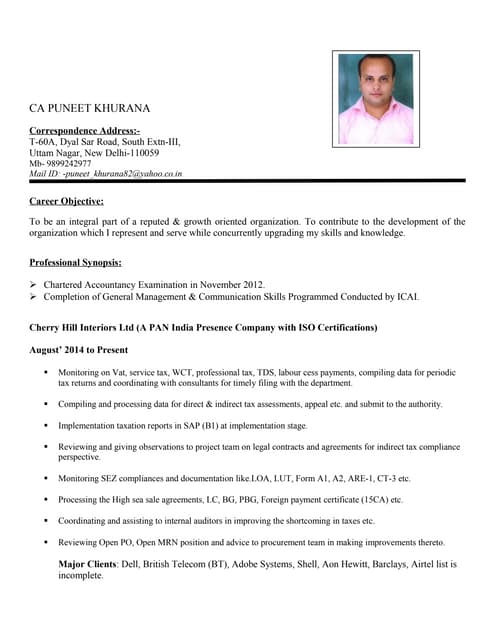 Dharmendra Jain CV | DOC