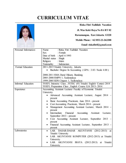 CURRICULUM VITAE (pdf) | PDF