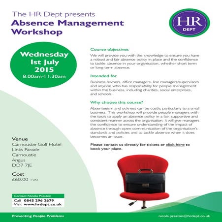 Absence Management Workshop | PDF