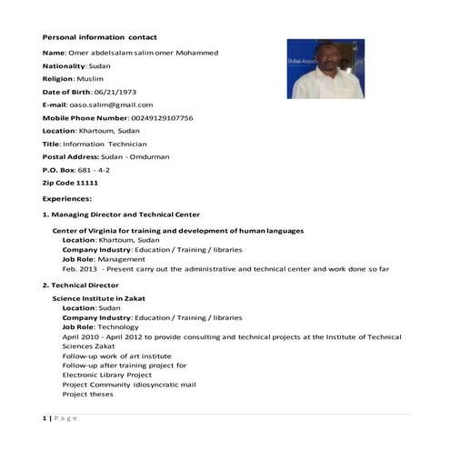 Habib cv 2020 | PDF