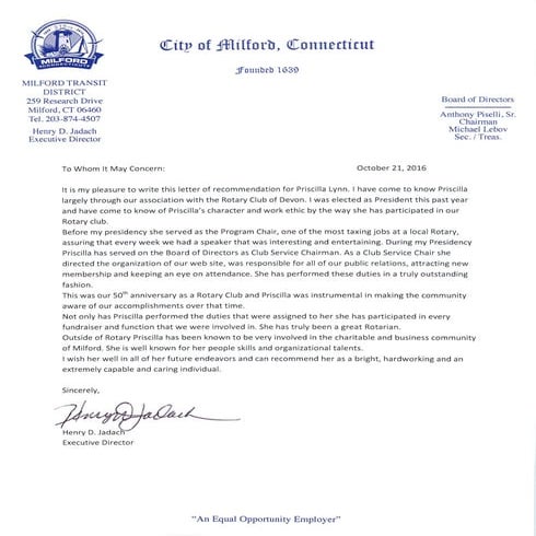 MTD Henry Jadach Ref Letter Oct16 | PDF