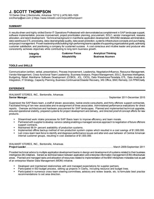 Resume Jeff Beard 2015 | PDF