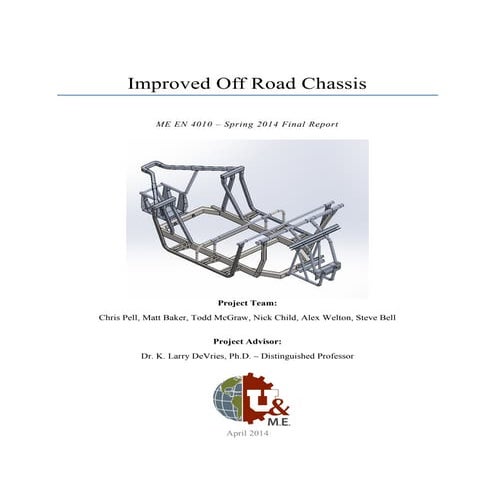 Off_Road_Chassis_Spring_Final_Report | PDF