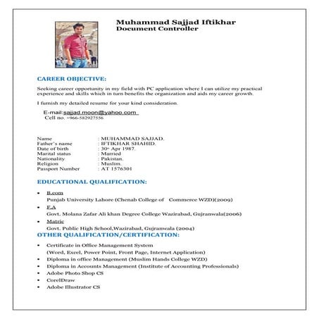 MUHAMMAD SAJJAD pdf | PDF