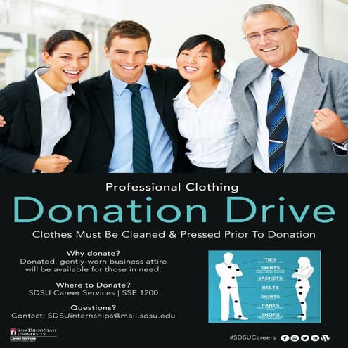 Professional Clothing Drive | PDF