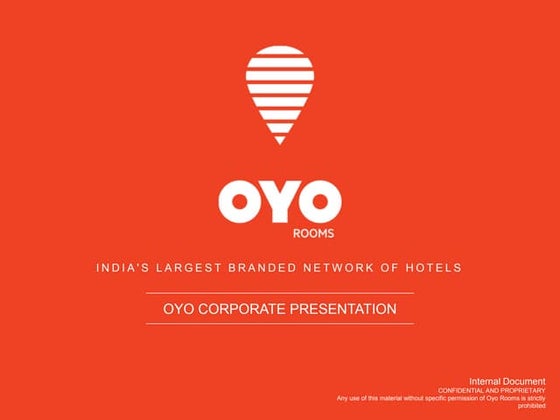 Oyo Business Models | PPTX
