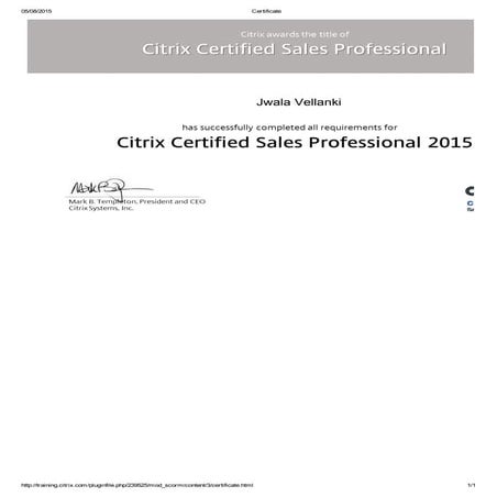 Certificate- CCSP | PDF
