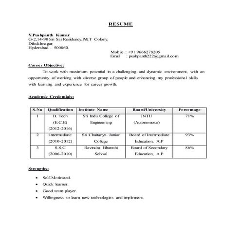 MY RESUME | DOCX