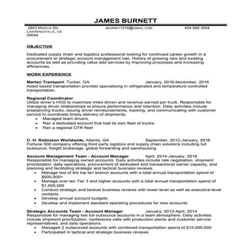 Sam Gardner Georgia Tech MBA Resume 2016 | PDF
