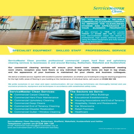 ServiceMaster Clean - About Us | PDF