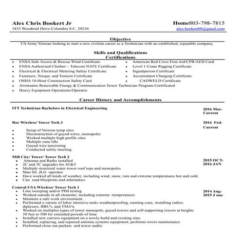 Anthony Smith CV | PDF