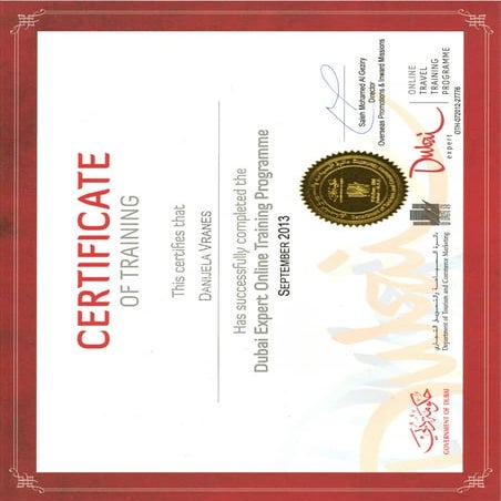 DTCM Certificate | PDF