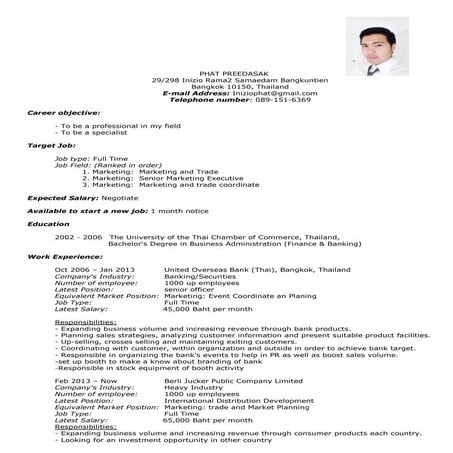 Phat Resume | PDF