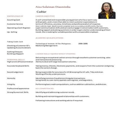 Aiza Solaiman Disomimba | DOCX