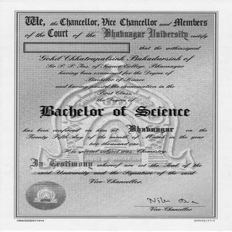 Certificate B Sc | PDF