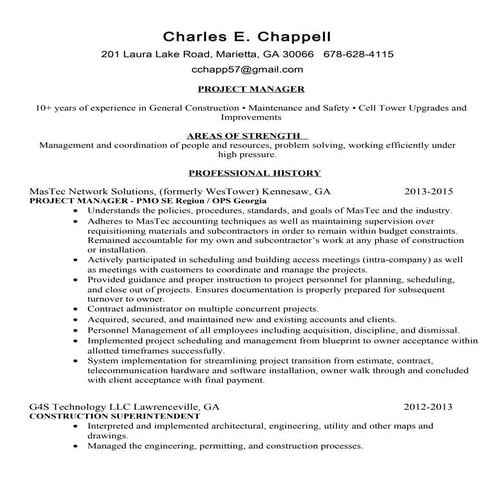Resume.Brian Murphree | DOC