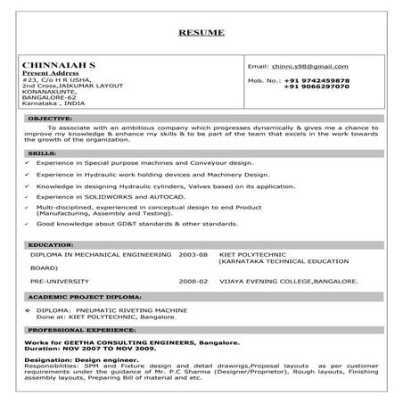 Balaji Resume | DOCX