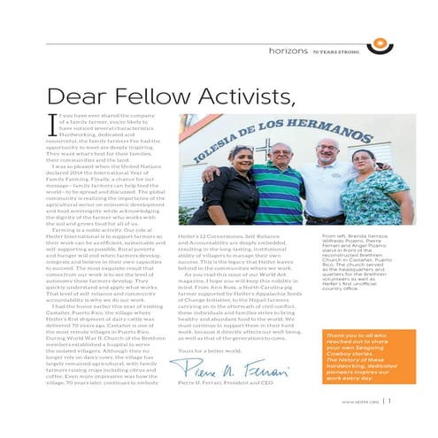 CEO Letter World Ark Magazine - Summer 2014 | PDF