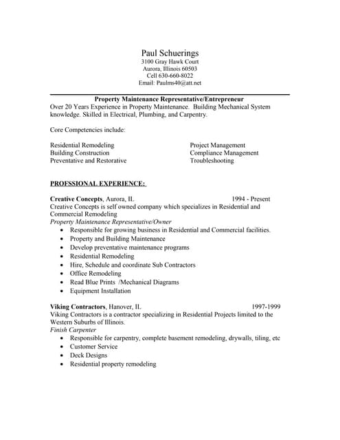 Aaron Madsen-Resume 10-12-4 | PDF | Business | Business and Finance