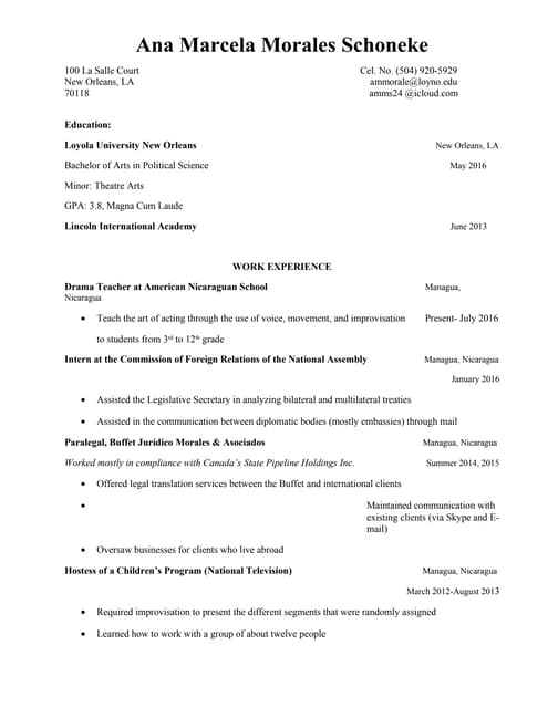 Maria E Romero Resume (2) | DOC
