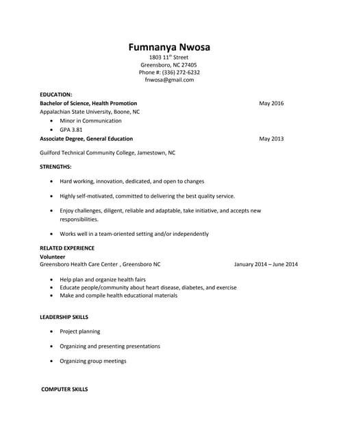 Resume improved | PDF