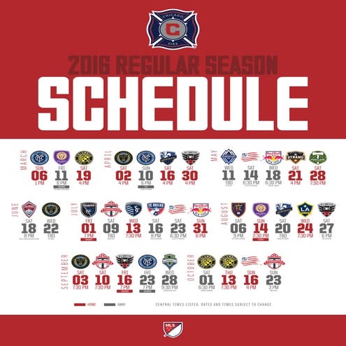 Chicago Fire 2016 Schedule | PDF | Television | Entertainment
