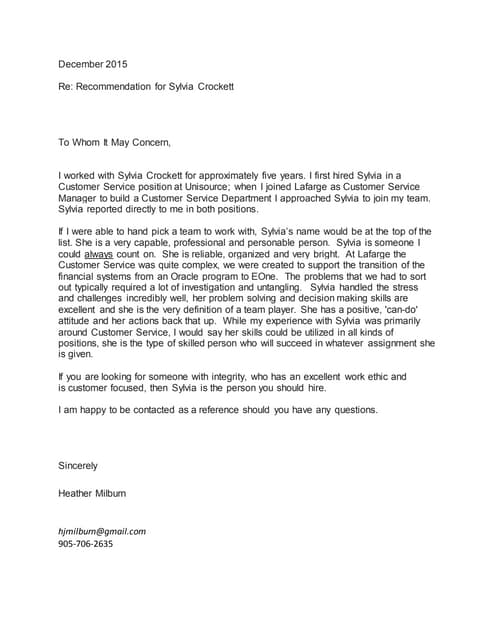 Lisa Recommendation Letter (1) | PDF