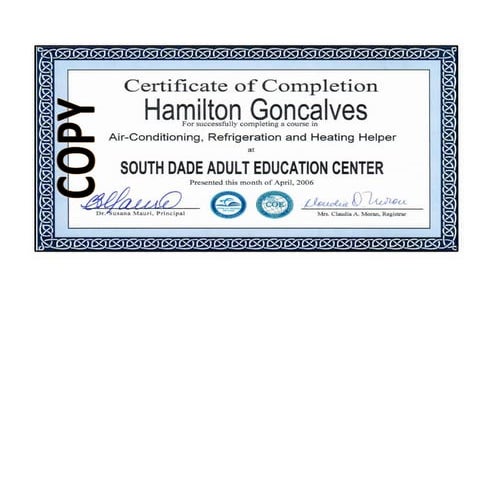 HVAC CERTIFICATED | PDF