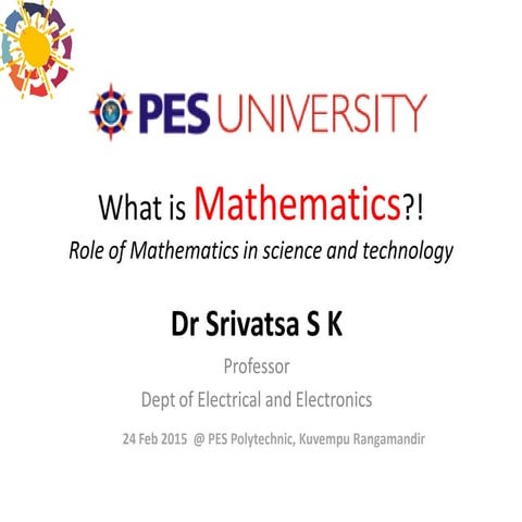 What is Mathematics | PDF
